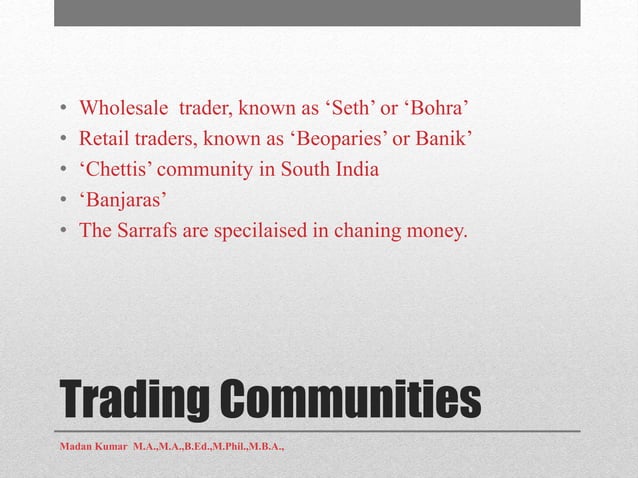 History of trade and commerce | PPTX