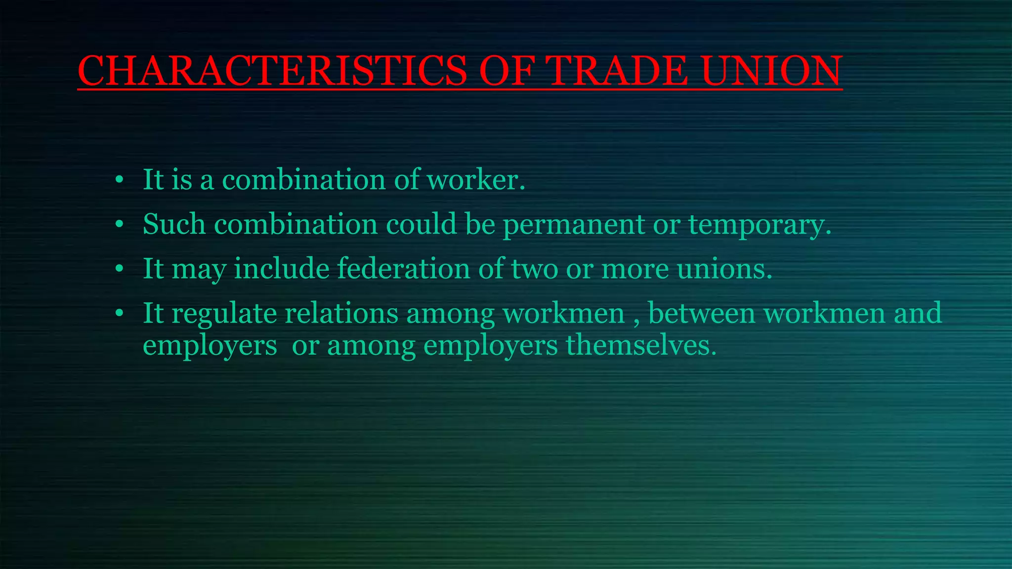History of trade union | PPTX