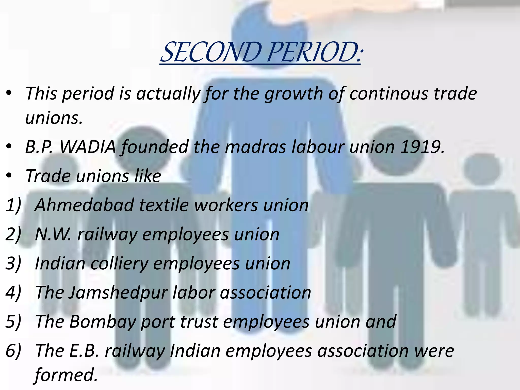 HISTORY OF TRADE UNION | PPTX