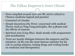 History of traditional chinese medicine powerpoint | PPTX