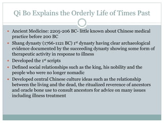 History of traditional chinese medicine powerpoint | PPTX
