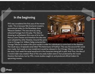The History Of Film Trailers | PDF