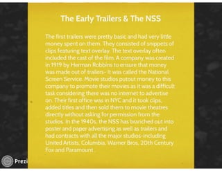 The History Of Film Trailers | PDF