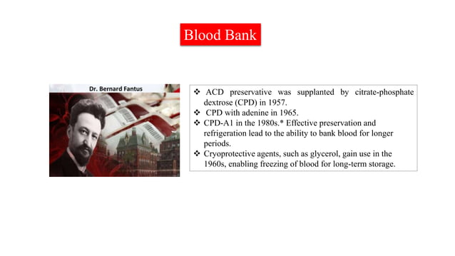History of blood transfusion.pptx | Blood Disorders | Diseases and Conditions