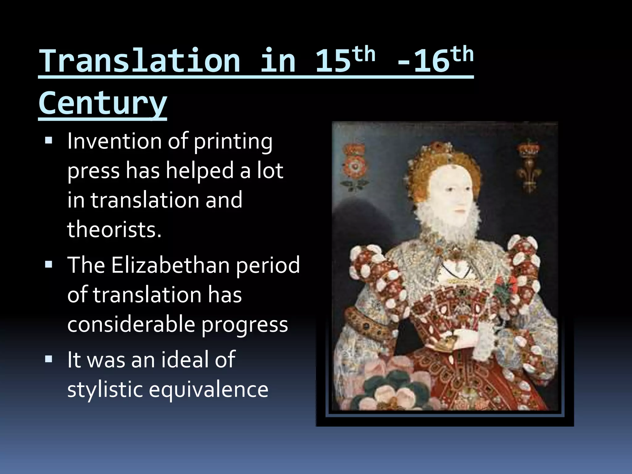 History of translation in english literature | PPTX