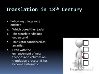 History of translation in english literature | PPTX