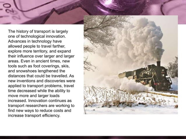 History of transportation | PPTX