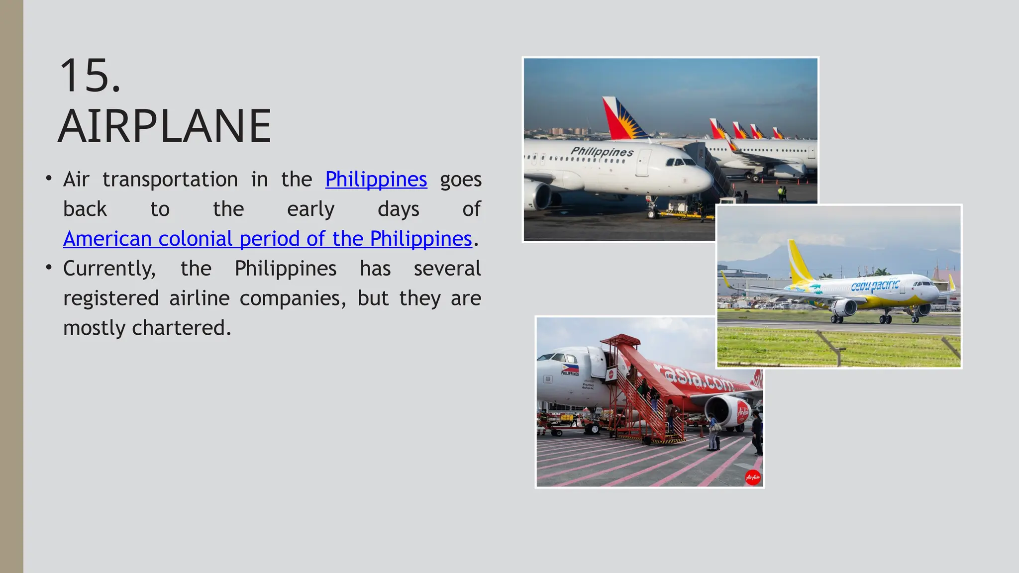HISTORY OF TRANSPORTATION PRACTICES IN THE PHILIPPINES | PPTX