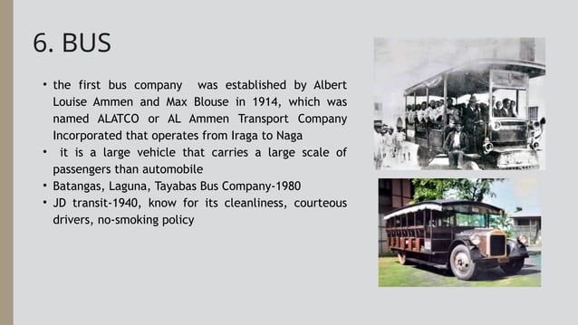 HISTORY OF TRANSPORTATION PRACTICES IN THE PHILIPPINES | PPTX