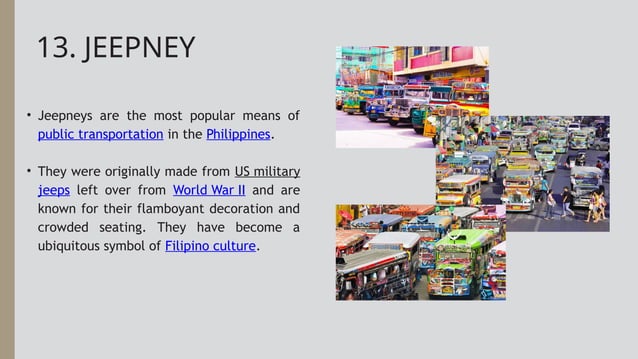 HISTORY OF TRANSPORTATION PRACTICES IN THE PHILIPPINES | PPTX