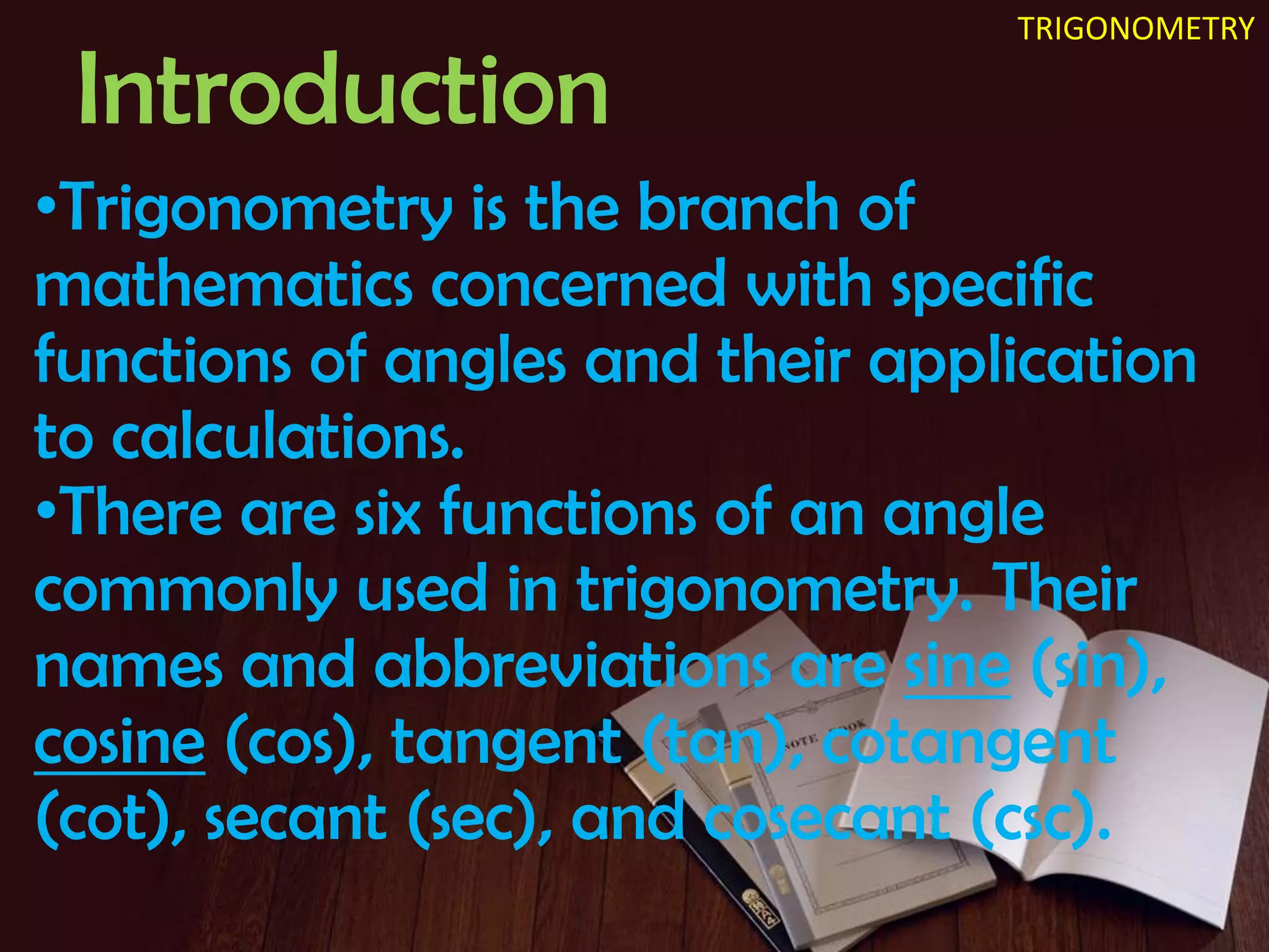 History of trigonometry clasical - animated | PPTX