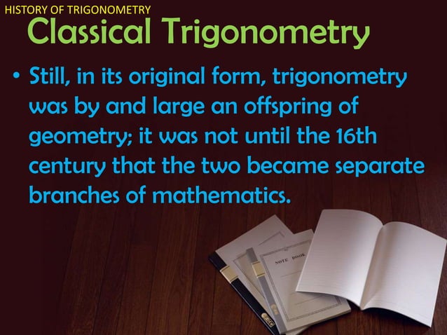 History of trigonometry clasical - animated | PPT
