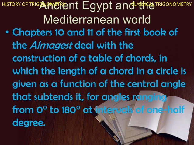 History of trigonometry clasical - animated | PPT
