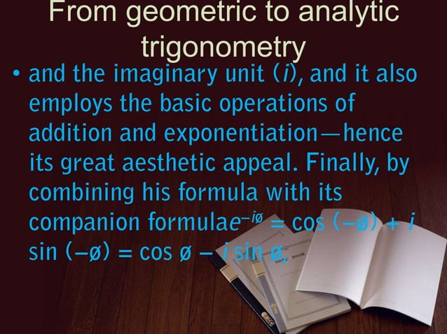 History of trigonometry modern - animated | PPTX
