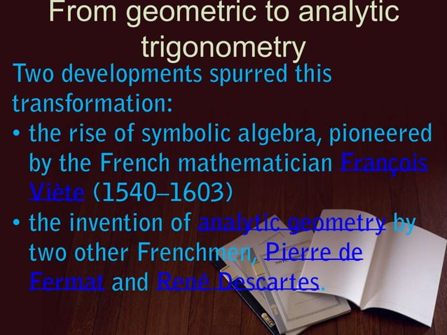 History of trigonometry modern - animated | PPTX