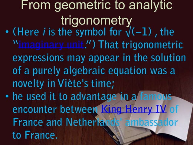 History of trigonometry modern - animated | PPTX