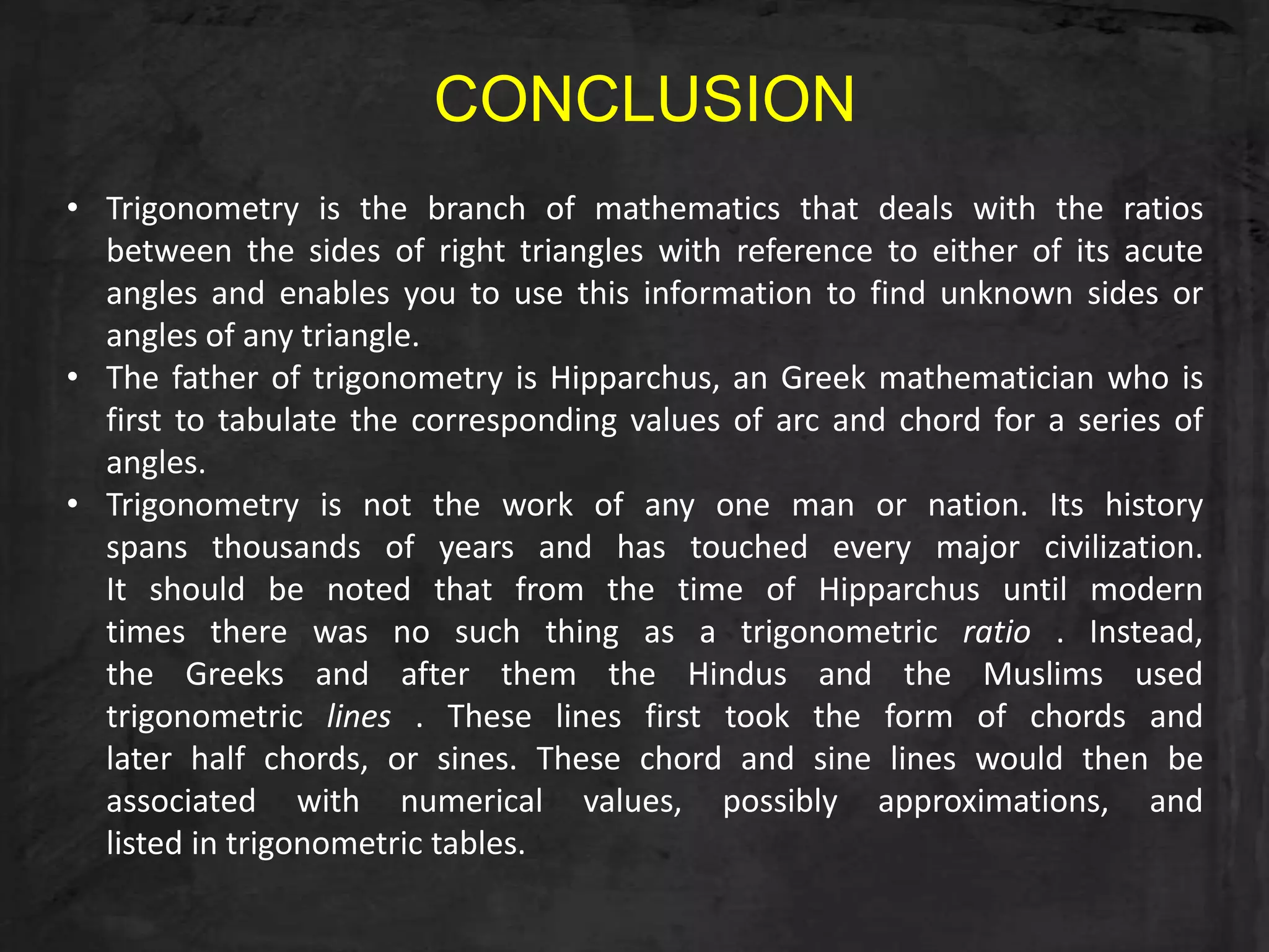 History of trigonometry2 | PPTX