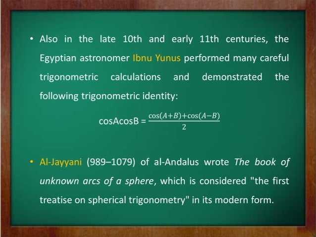 History of trigonometry2 | PPTX