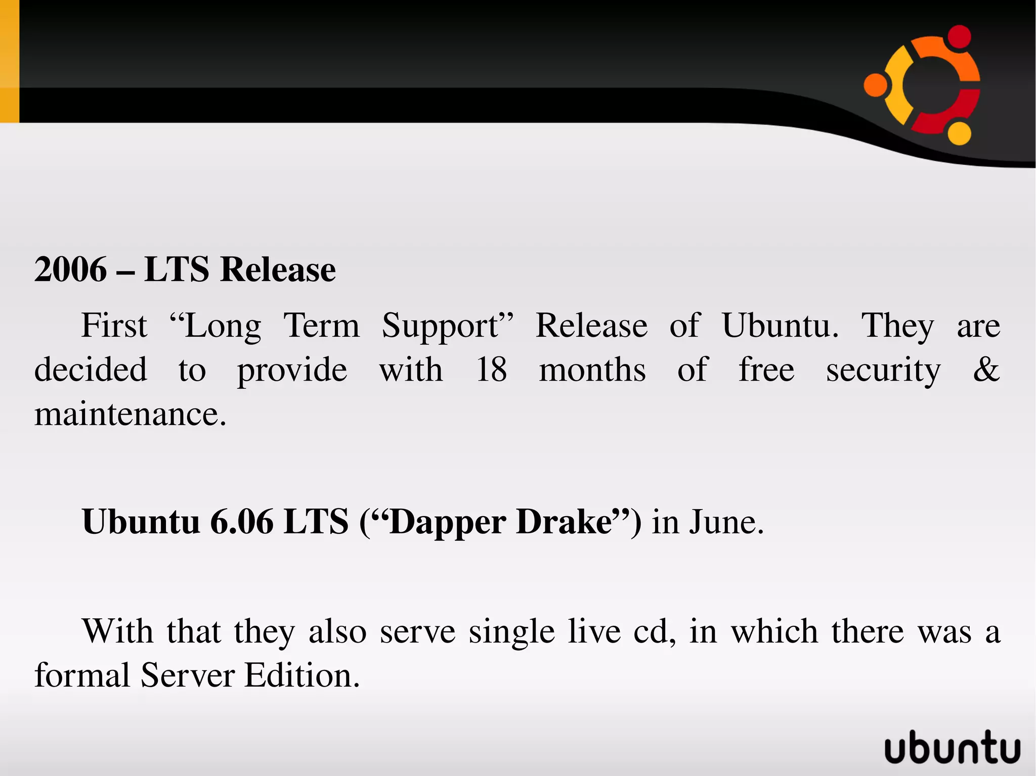 History of ubuntu | PDF