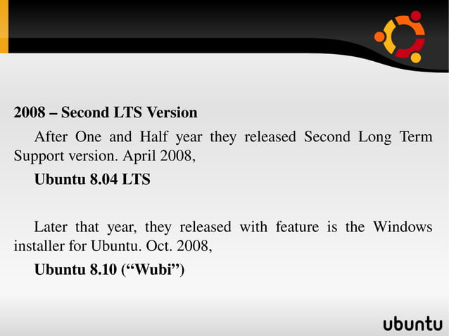 History of ubuntu | PDF | Operating Systems | Computer Software and Applications