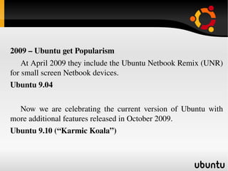 History of ubuntu | PDF