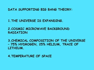 HISTORY OF UNIVERSE Lesson 1 in Earth and Life science | PPT