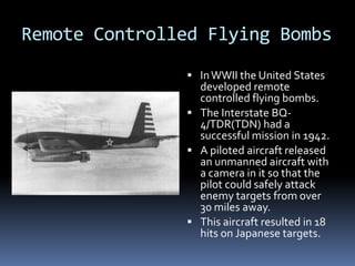 History of unmanned aircraft systems | PPTX