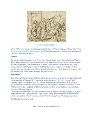 History of valentine day | PDF