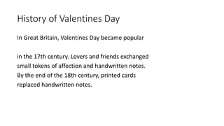 History of valentines day | PPTX