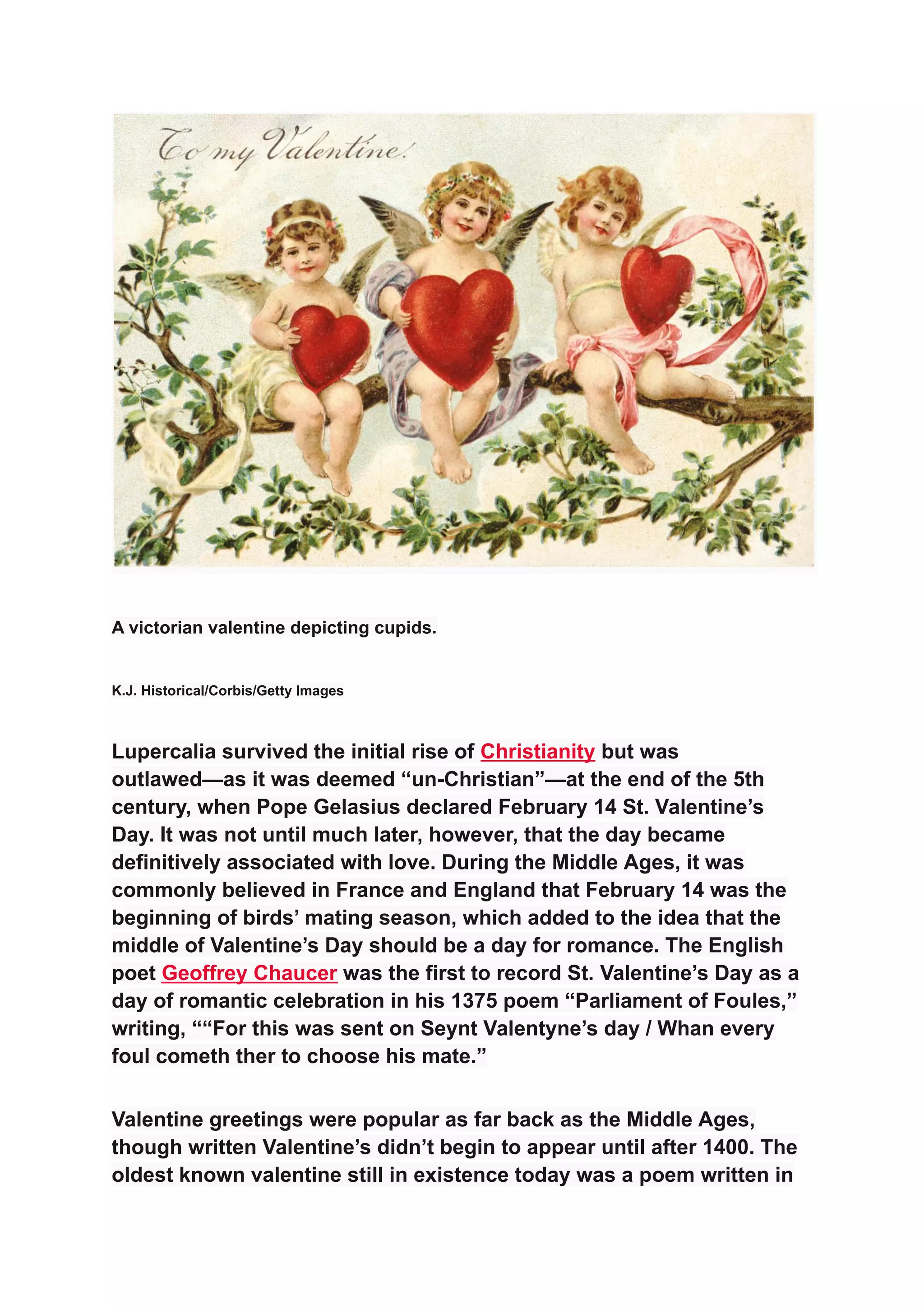 History of valentine’s day | PDF