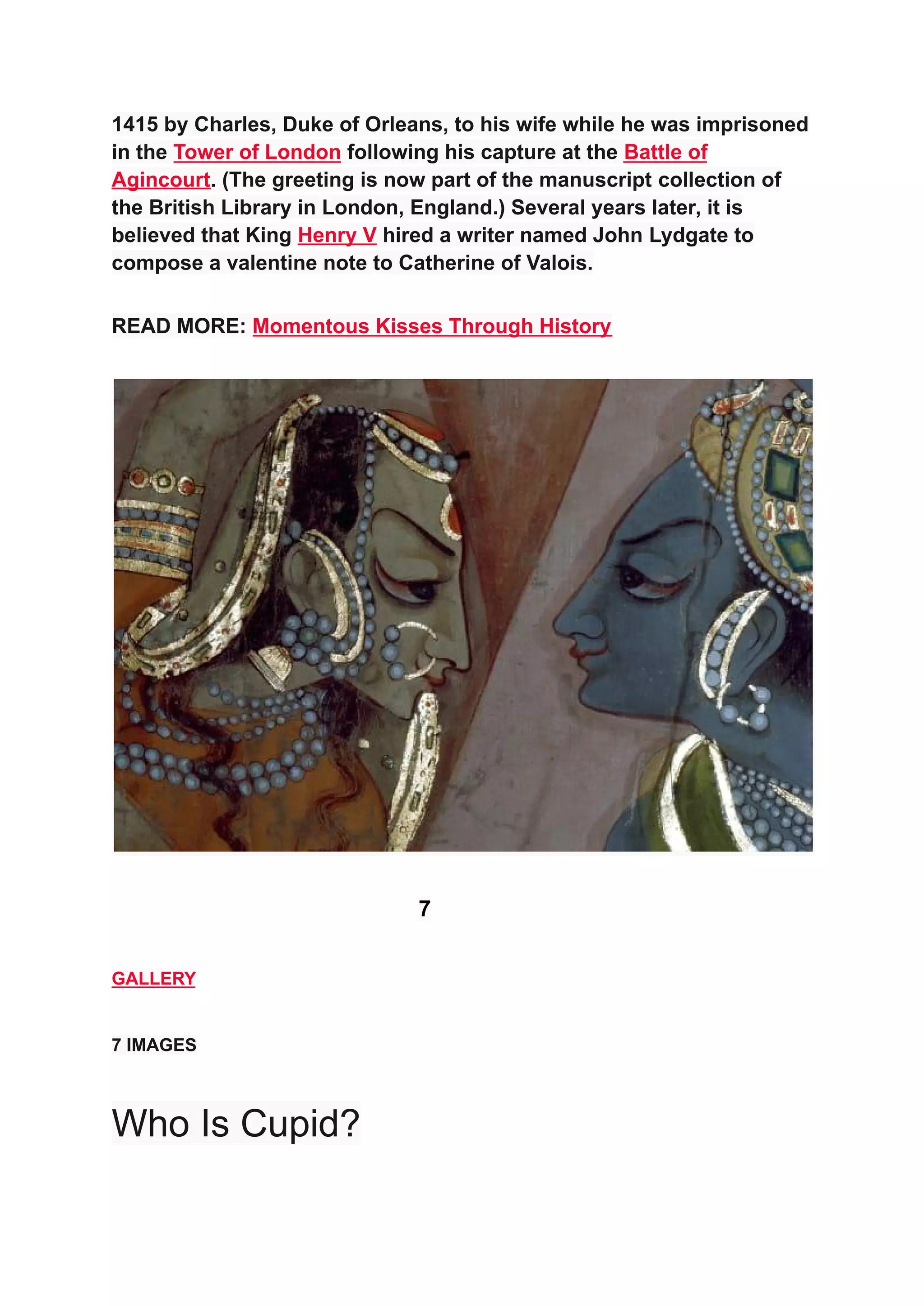 History of valentine’s day | PDF