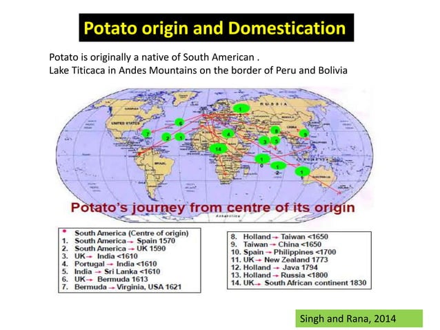 Centers of origin, wild relatives, domestication and history of ...