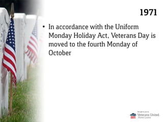 History of Veterans Day | PPT
