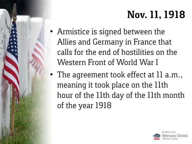 History of Veterans Day | PPT