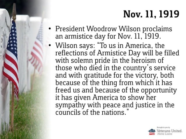 History of Veterans Day | PPT