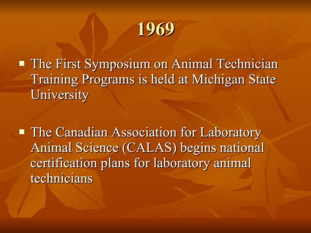 History Of Veterinary Technicians | PPT