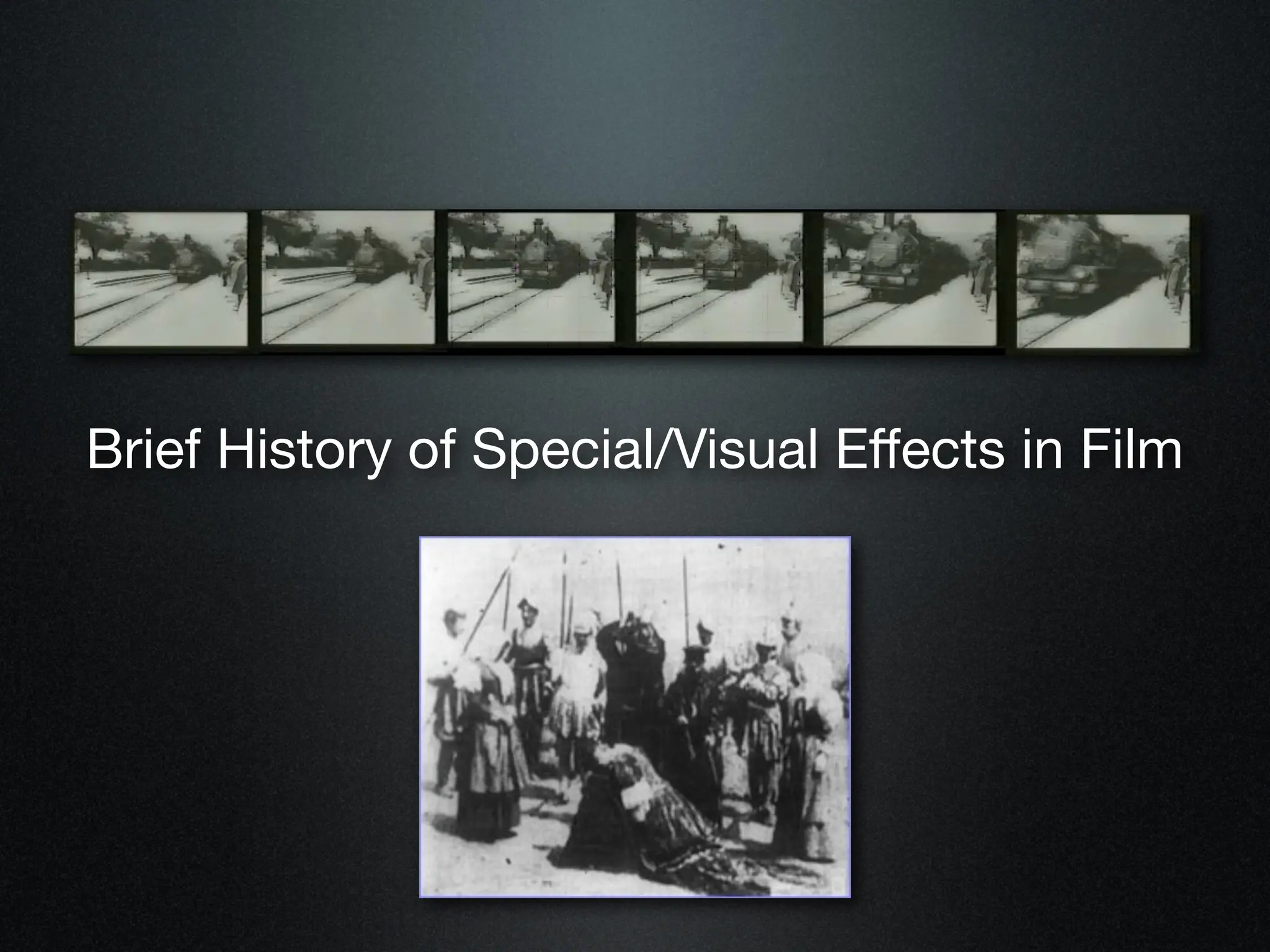 History of VFX content for students learning | PDF
