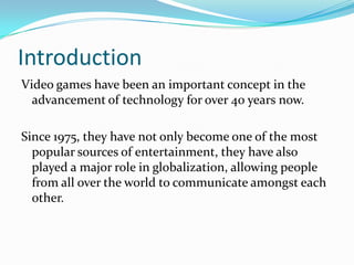 History Of Video Games | PPTX