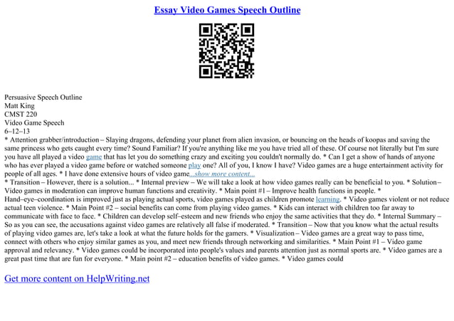 History Of Video Games Essay | PPT