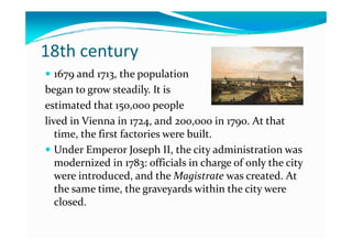 History of Vienna - IFMIK | PDF