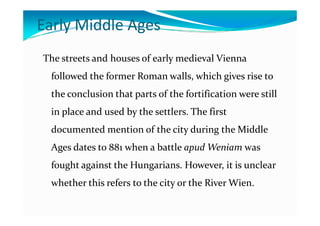 History of Vienna - IFMIK | PDF | Europe Travel | Travel Locations