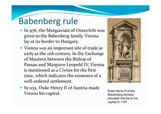 History of Vienna - IFMIK | PDF | Europe Travel | Travel Locations