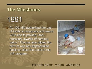 History of NPS Volunteers-In-Parks Program | PPSX