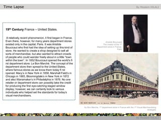 History of visual merchandising by Moslem HILALI | PDF