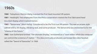 History of Virtual Reality | PDF