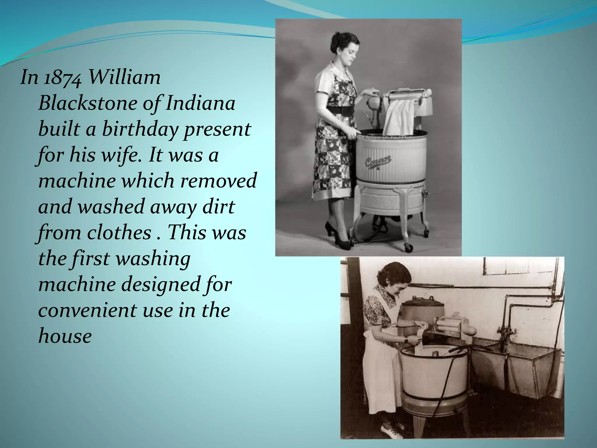 History of washing machine | PPTX
