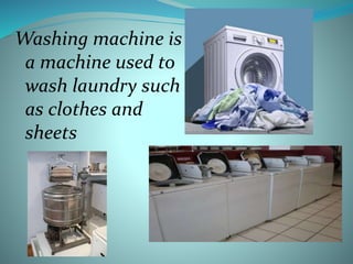 History of washing machine | PPTX | Bath and Shower | Personal Care