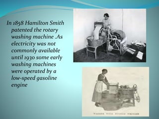 History of washing machine | PPTX