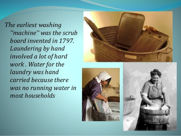 History of washing machine