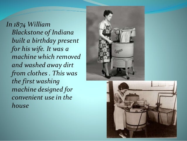 History of washing machine